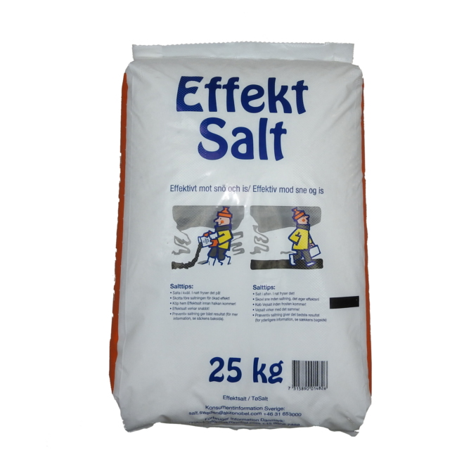 Effektsalt/Vintervägsalt 25 kg